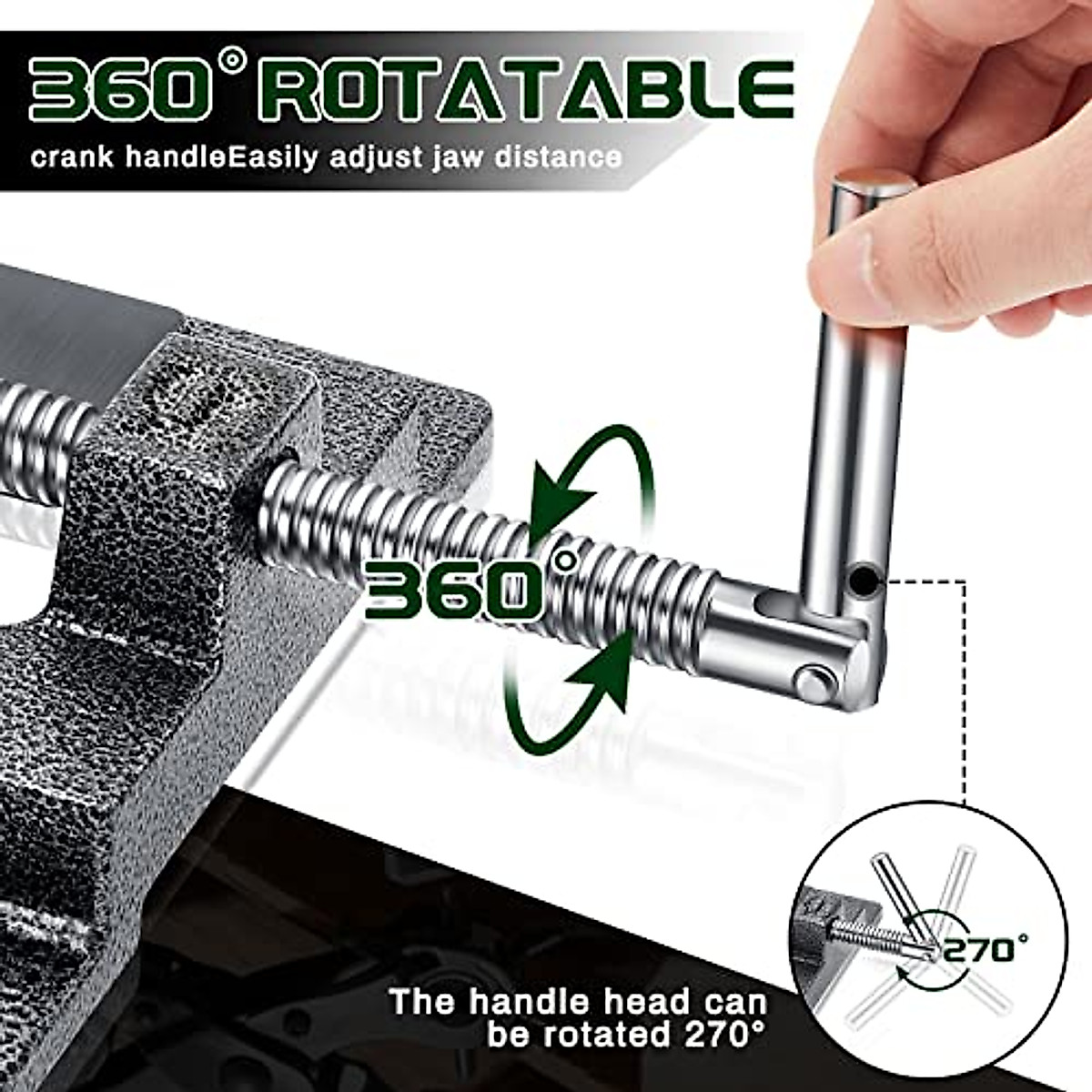 Tools Drill Press Vise Metal Press Vice Workbench Drill Vise Clamp with 2 Pieces Magnetic Pads Multi Grooved Pads Set for Daily Working Supply(3 Inch)