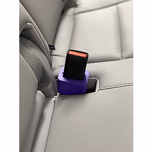 Buckle Booster for Car Seat Belt - Raises Your Seat Belt For Easy Reach - Stop Fishing for Buried Seat Belts - Stands Up Receptacle for Better Buckling (1)