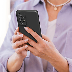 Vanjua [2 Pack] for Samsung Galaxy A52 Case, Galaxy A52s 5G Case, Stylish Silicone Slim Full-Body Protective Cover for Galaxy A52 / A52s Phone Case (Black+Dark Green)