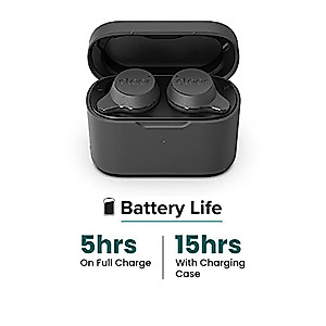 Cleer Audio, Roam NC Wireless Bluetooth Noise Cancelling Earbuds with Long Lasting Battery Life, Sweat Proof and Water Resistant, Touch Controls, Ambient Mode Music and Calls, Black