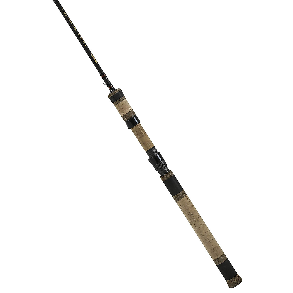 Okuma GSP-S-761L Guide Select Pro Trout Spinning Rod, 7'6" Length, 1 Piece, 2-6 lb Line Rate, 1/8-1/2 Ooz Lure Rate, Light Power, Black
