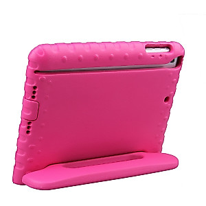 LEFON Kids Case for iPad Mini Shockproof Convertible Handle Light Weight Super Protective Stand Cover Case for Apple iPad Mini 3rd Gen/Mini 2 / Mini 1 (Rosy)