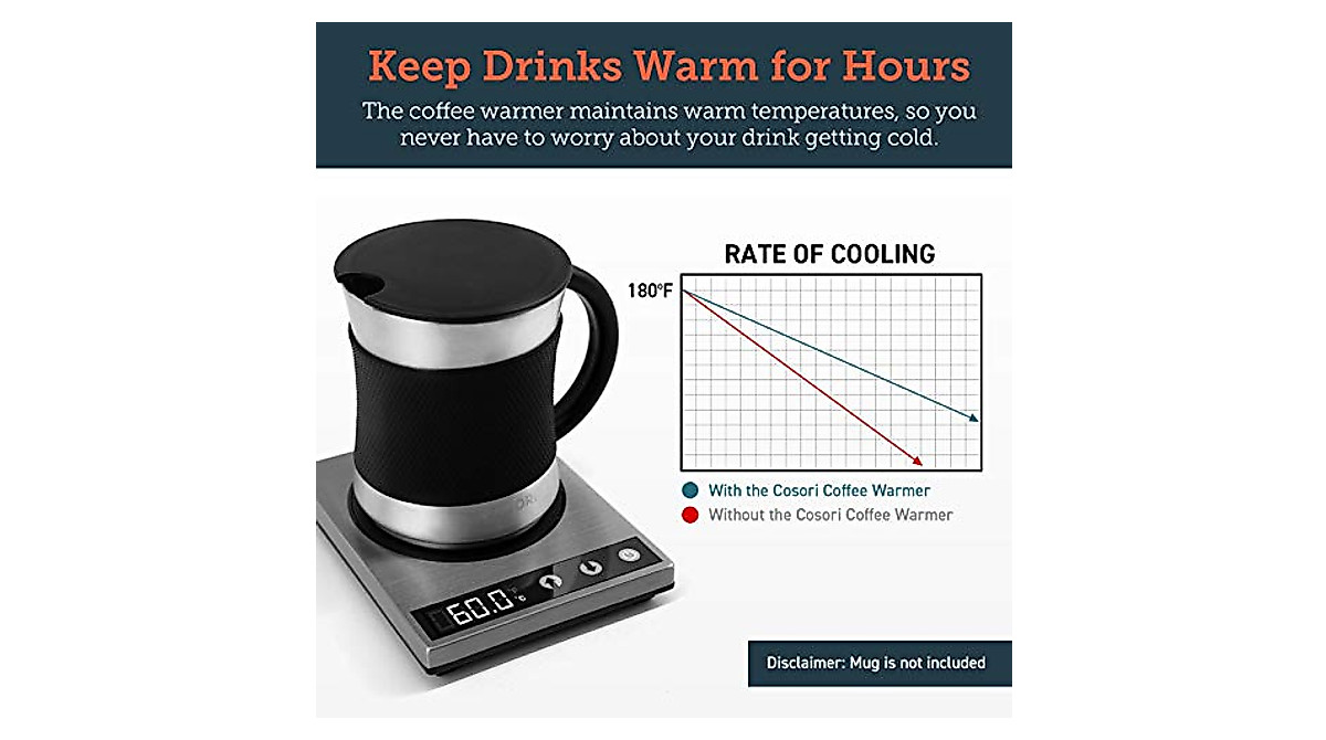 COSORI Mug & Kettle Warmer: Keep Drinks Perfectly Hot