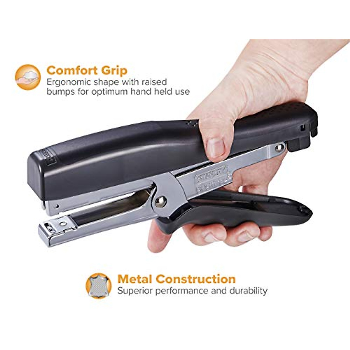 Bostitch Office B8 Xtreme Duty 45 Sheet Plier Stapler, Black (B8HDP)