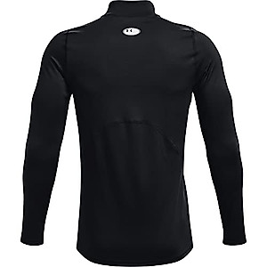 Under Armour mens ColdGear Armour Fitted Mock , Black (001)/White , Medium
