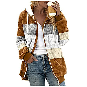 Mens rain Jacket Lightweight Fleece Jacket with Hood Women Corduroy Hooded Colorblock Long Sleeve Jacket raw Hem Coat Outwear high Collar Sweatshirt Women Womens Half Zip Sweatshirt Tunic Tops to