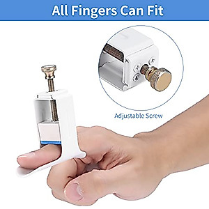 Finger Straightener, Hand Arthritis Injury Holder, Portable Hand Arthritis Injury Holder Finger Rehabilitation Machine for Finger Pain Easy Pressing Splint