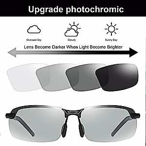 YIMI Polarized Photochromic Driving z87 Sunglasses For Men Women Day and Night safety glasses
