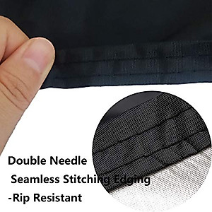 Indeed BUY Waterproof UTV Cover, 420D Heavy Duty Oxford Cloth for Polaris RZR Yamaha Can-Am Defender Kawasaki Ranger Cover 4-6 Seater Passenger Protects 4 Wheeler Integrated Trailer System