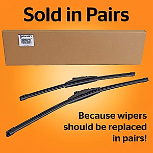 Continental ClearContact 21" and 17" Beam Wiper Blades - 2 Pack Set in Frustration Free Packaging