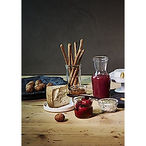 Luigi Bormioli Lock-Eat 17 oz Juice Jar (Set Of 6) : Innovative Glass Lid, Easy to Close, Easy to Open, Dishwasher Safe, Microwave Safe, Canning Safe, Freezer Safe, Stackable Jars