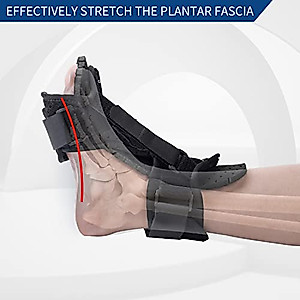 [New Version] Plantar Fasciitis Night Splint , Night Splint for Plantar Fasciitis Women & Men, Foot Splints for Plantar Fasciitis Relief, Dorsal Night Splint, Foot Brace for Plantar Fasciitis, Planters Facetious Night Splint