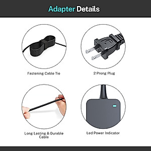 AC Charger Fit for Acer Aspire A515-51 A515-43-R19L A515-52 A515-52G A515-51G A515-52K N18C1 A515-51-58HD A515-51G-84SN A515-51G-53F6 N18W1 N19C1 CA24I-CN Laptop Adapter Power Supply Cord 5.5x1.7mm