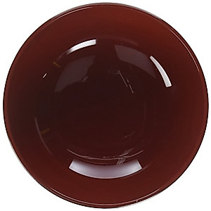 Happy Sales HSY55/BC Japanese Lacquer Crane Design Rice Soup Bowl, Black