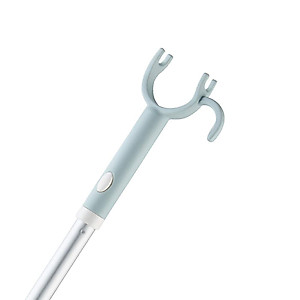 Long Reach Stick Retractable Closet Pole with Utility Hook Telescoping Reach Clothes Pole with Long Handle