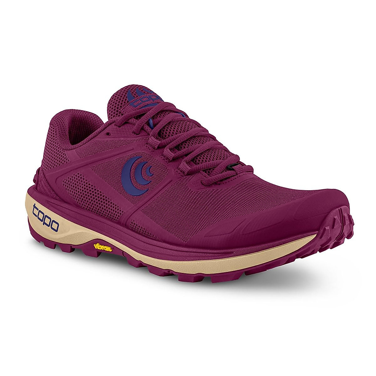 Topo Athletic Women's Terraventure 4 Comfortable Cushioned Durable 3MM Drop Trail Running Shoes, Athletic Shoes for Trail Running, Berry/Violet, Size 6.5