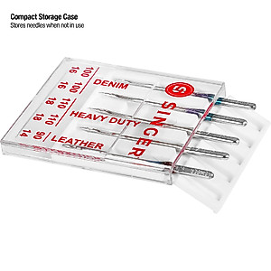 Singer Sewing Machine Needles Bundle (10-Count) + (5-Count)