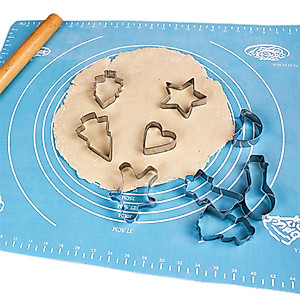 Silicone Pastry Mat Baking Mat for Rolling Dough with Measurement Non Stick Fondant Mat