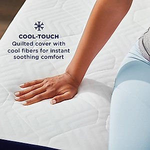 Sleep Innovations Marley Hybrid 10 Inch Cooling Gel Memory Foam and Innerspring Coil Mattress, Full Size, Bed in a Box, Medium Firm Advanced Support