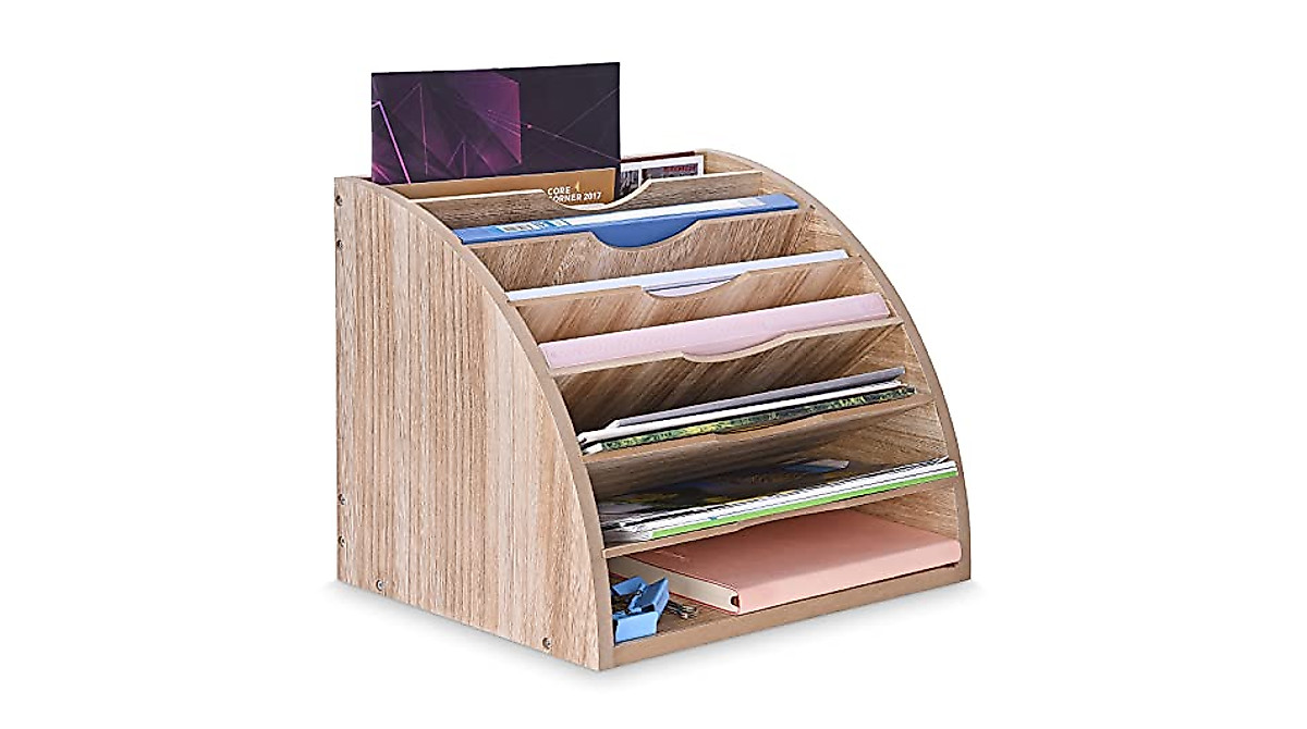 WuGeShop 7 Tier File Organizer - Stylish & Practical Solution