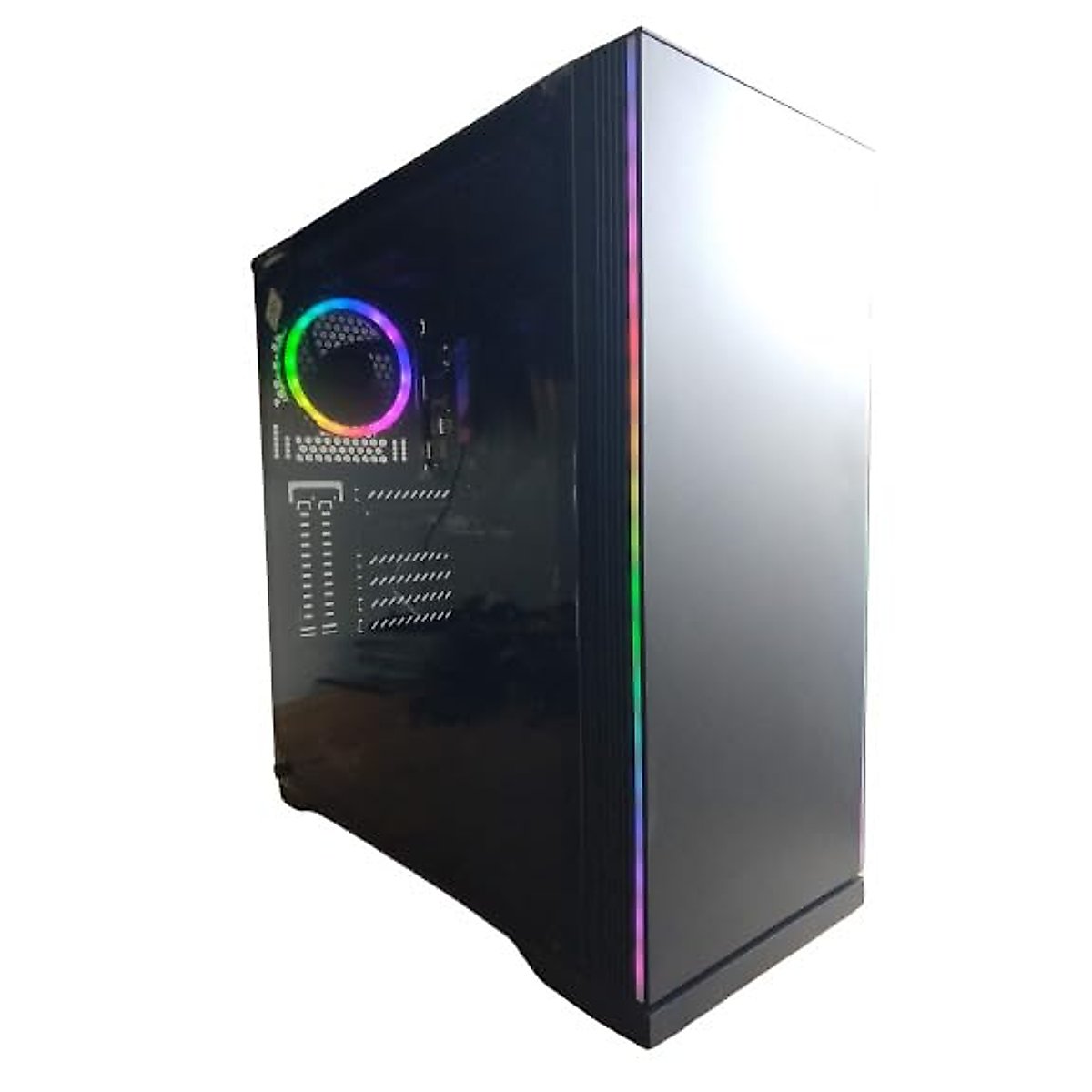 Centaurus Polaris 4T7 Gaming PC - Intel i7 13700K 16-Core, GeForce RTX 4070, 32GB DDR5 RAM, 1TB NVMe SSD, Tempered Glass, RGB, WiFi, CPU Liquid Cooler AIO, Windows 11 PRO. Custom Professional Desktop