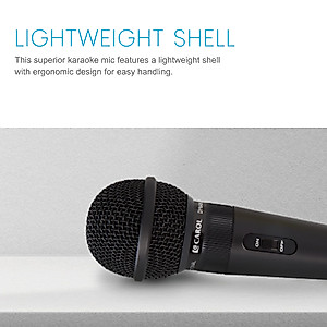 CAROL GS-36 Ultra Lightweight Multiple Use Dynamic Mic Best Cheap Mic Classic Wired Microphone for Singing