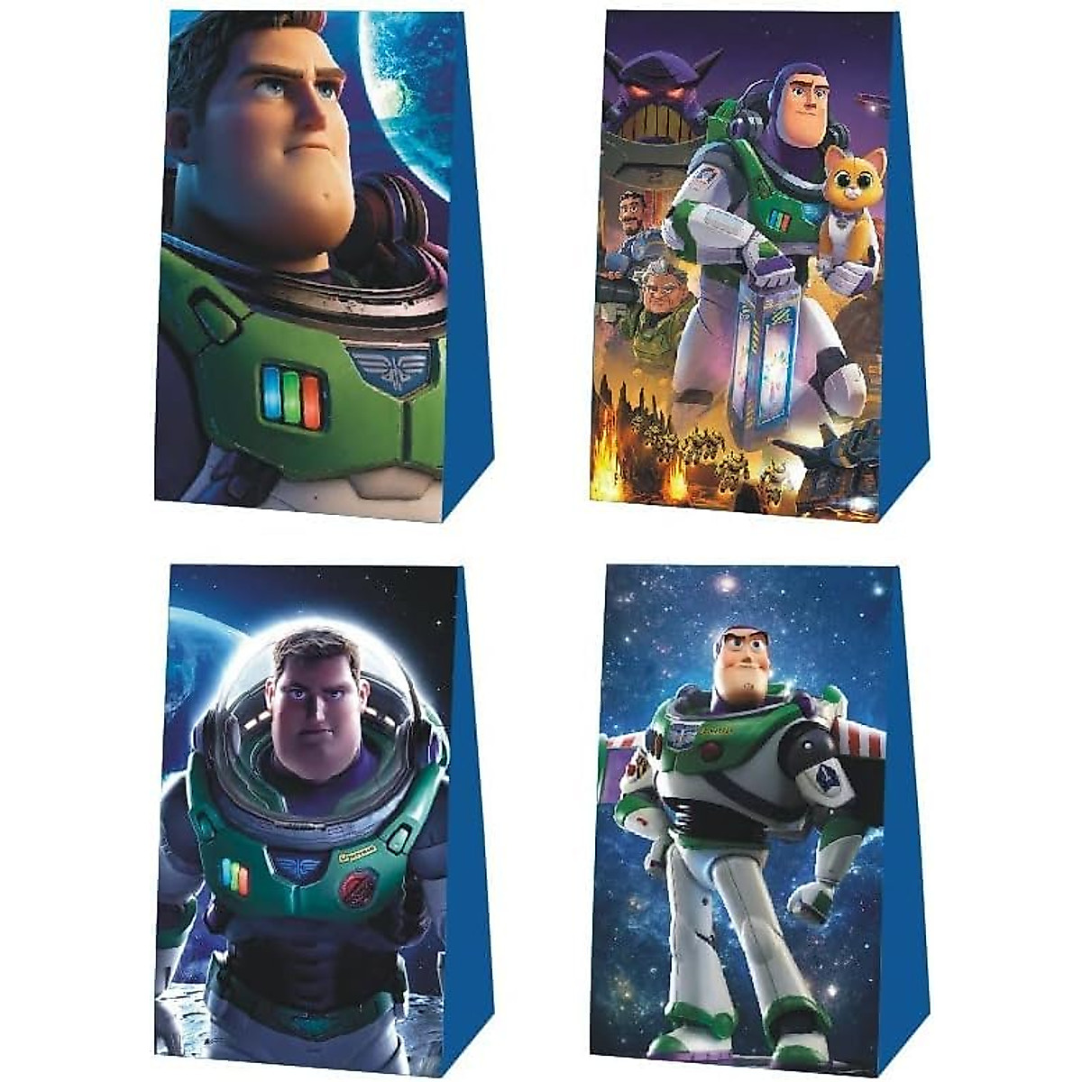 NF Orange 18pcs Buzz Lightyear Party Gift Bag,Birthday Party Decorations Supplies. (18 Counts)
