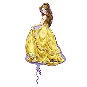 Disney Princess Belle 39 Inch Mylar Foil Balloon Supershape XL-1 Piece