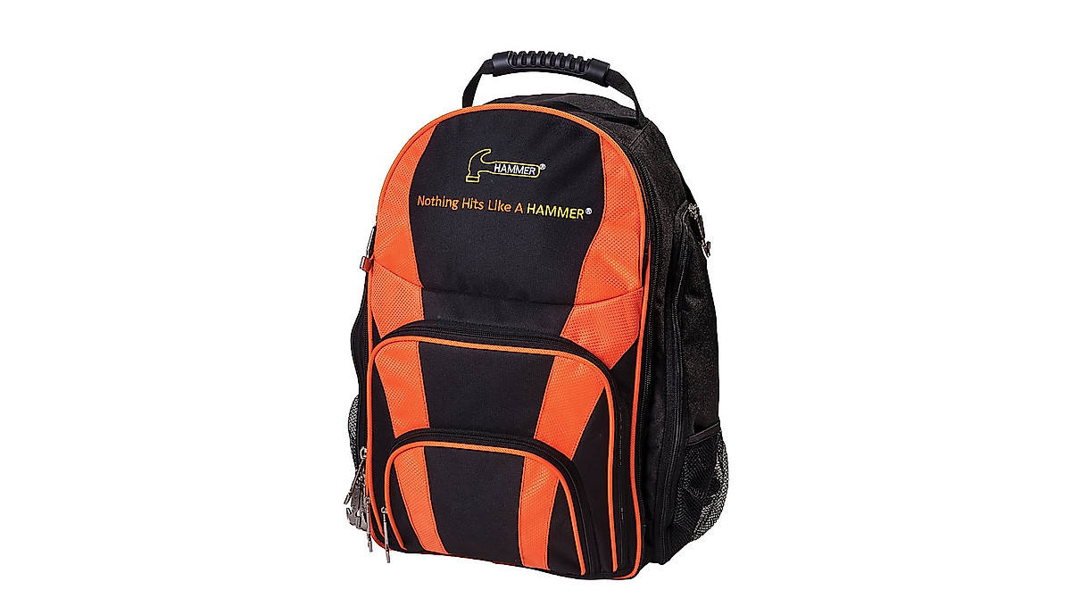Hammer Tournament Backpack (Black/Orange) – Organized & Versatile