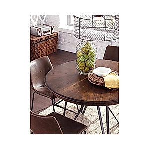 Signature Design by Ashley Mid Century Centiar Dining Room Table, Brown