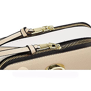 FjcCfrFw snapshot bag small thick strap crossbody bags for women trendy clutch or crossbody purses for women (Khaki)