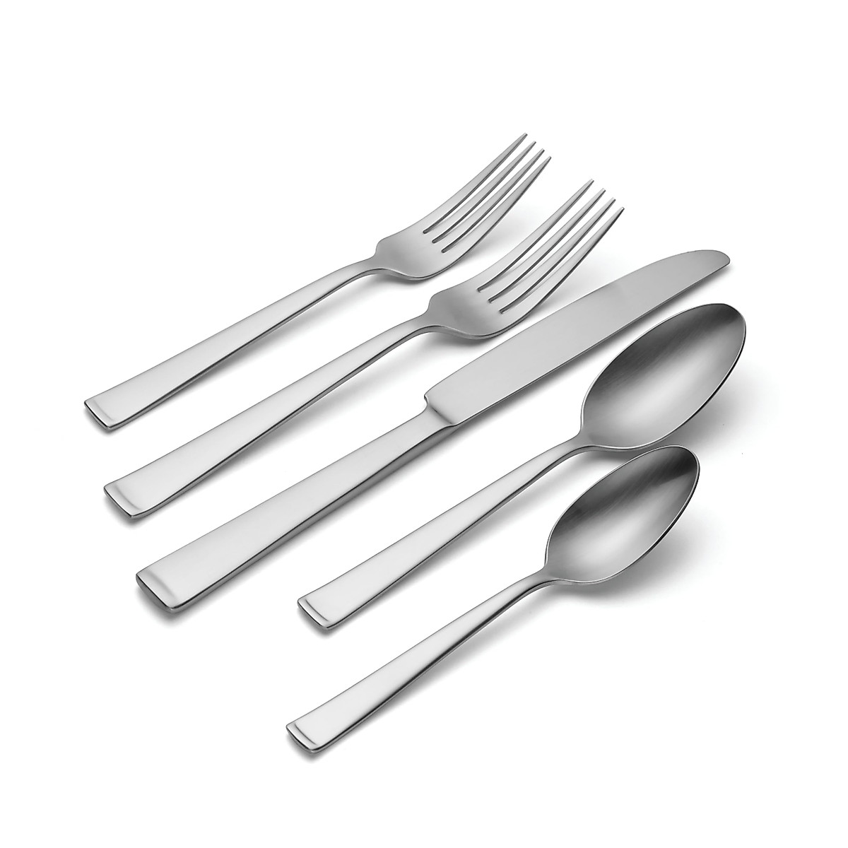 Oneida F149065A Satin Lewin 65 Piece Fine Flatware Set, Service For 12