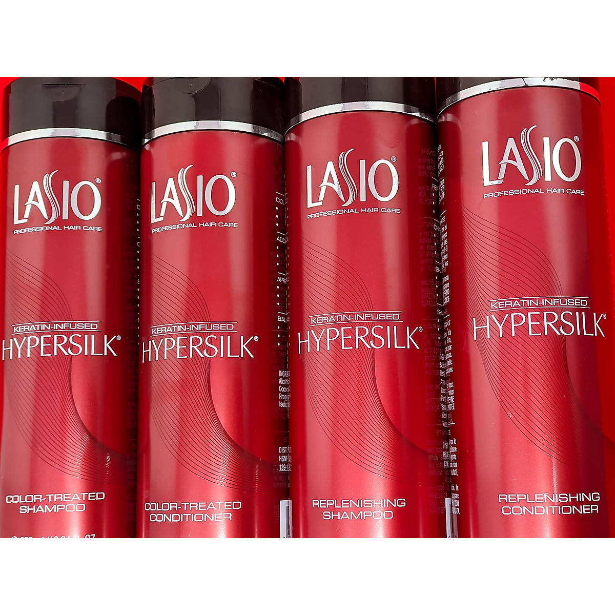Lasio - Keratin-Infused HYPERSILK Replenishing Shampoo & Conditioner Combo Pack - 35.27 Fl. Oz - Repair, Restore & Redefine Hair Care Products