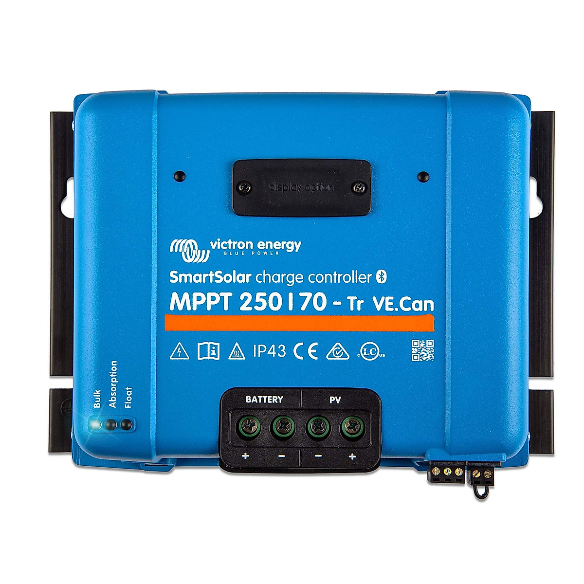 Victron Energy SmartSolar MPPT Tr VE. Can 250V 70 amp 12/24/36/48-Volt Solar Charge Controller (Bluetooth)