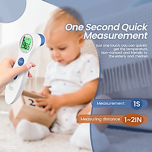 Infrared Forehead Thermometer for Adults and Kids 2Pcs