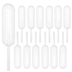 Cupcakes Pipettes, 50PCS 4ml Clear Plastic Transfer Liquid Dropper Pipettes, Suitable for Chocolate or Strawberries Cupcakes, Ice Cream, Mini Cakes, Waffles, Children's Painting, Kitchen Supplies