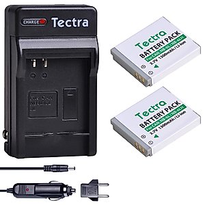Tectra 2X NB-6L NB-6LH Battery + Charger Kit for Canon PowerShot SX530 HS, SX710 HS, SX700 HS, SX610 HS, SX600 HS, SX540 HS, SX510 HS, SX500 is, SX280 HS, SX270 HS, D30, S90