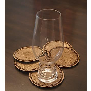 Pacific Northwest Mountains Wooden Coasters | Set of 5 | Topography Coasters Active (Poplar)