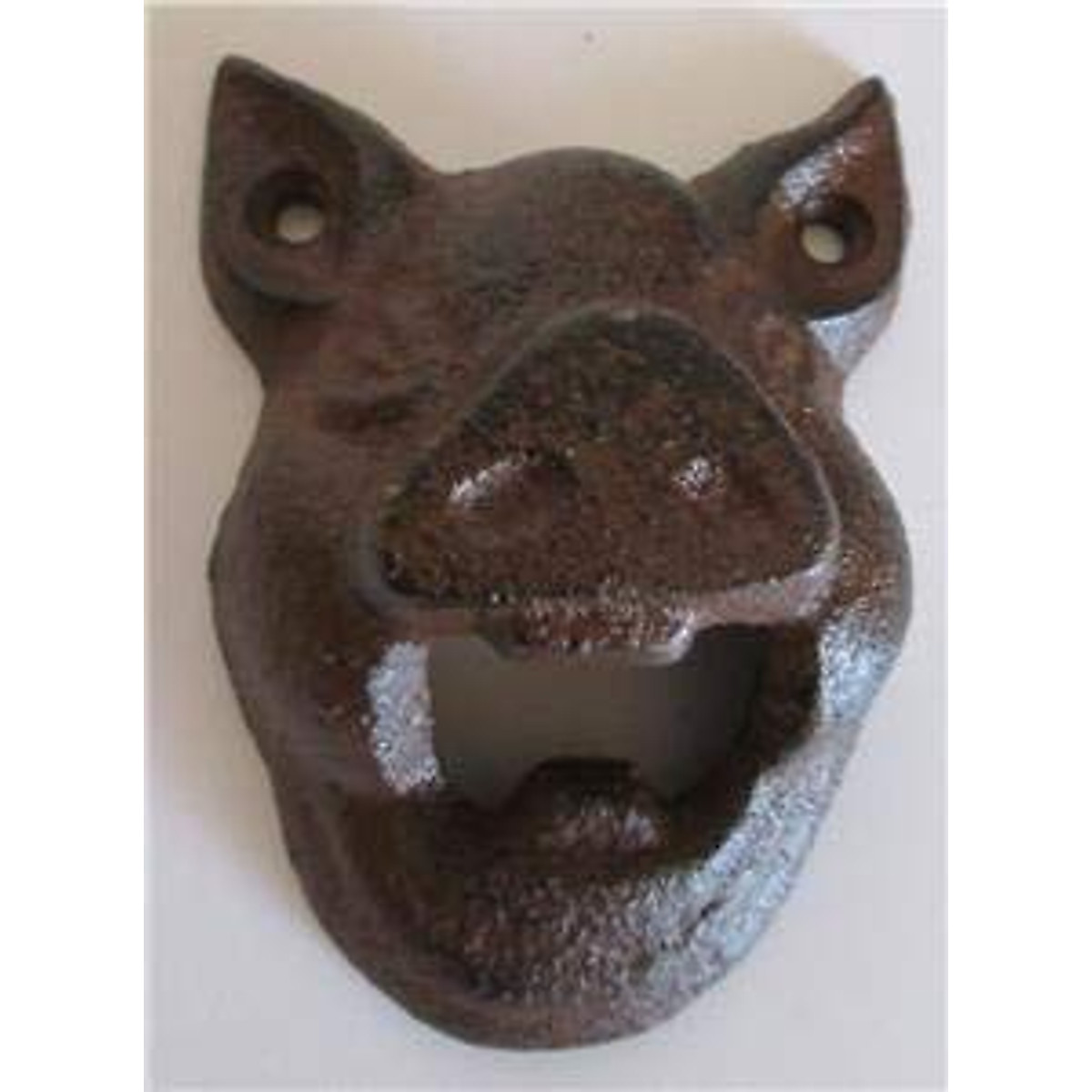 Cast Iron Wall Mounted Pig Bottle Opener