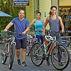 Huffy Hardtail Mountain Trail Bike 24 inch, 26 inch, 27.5 inch, 26 inch wheels/15 inch frame, Gloss Metallic Mint