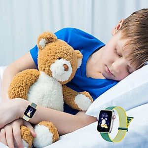 SMARTVIN for Kids Apple Watch Band,Compatible with Apple Watch Series 7/6/5/4/3/2/1/SE 38mm 40mm 41mm,Breathable Soft Nylon Loop Sport Replacement Strap for Boy Girl Small Wrist.