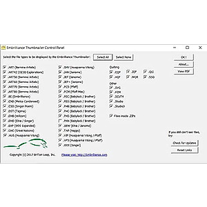 Embrilliance Thumbnailer, Embroidery Software for Mac & PC