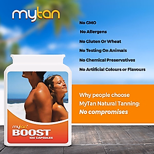 MyTan Ultimate Tanning Pack | Bronze & Boost Tanning Pills | Worldclass Sun Tan Pills | Tan Faster, Darker, Longer