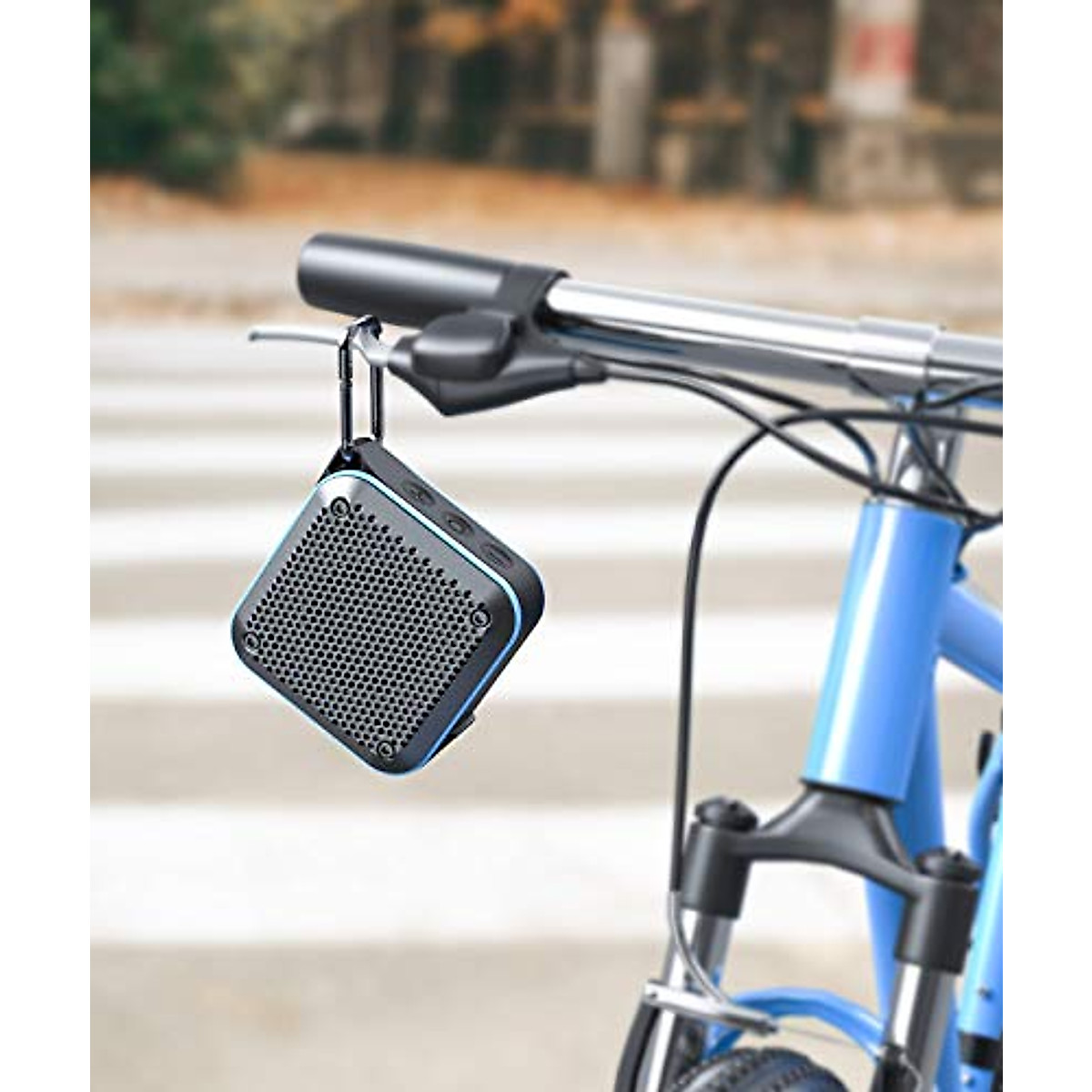 LEZII Shower Bluetooth Speaker, IPX7 Waterproof Portable Speakers with Loud HD Sound, Mini Wireless Speaker with TWS Stereo, Shower Radio for Bathroom, Kayak, Pool, Beach, Bike, Gifts for Men, Women