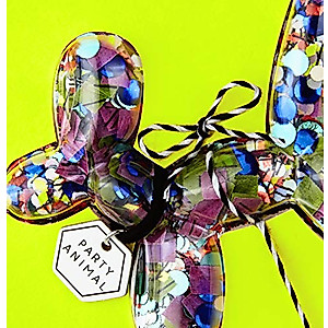 Hallmark Signature Birthday Card (Confetti Balloon Animal)