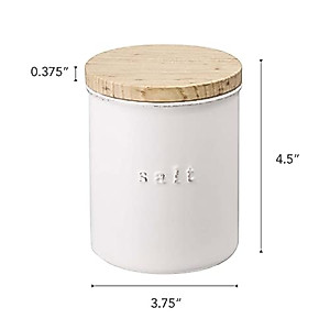Yamazaki Home Tosca Ceramic Canister – Dry Food Kitchen Storage Container Organizer.