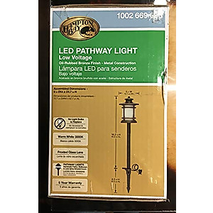 Home Depot Hampton Bay Low Voltage LED Pathway Light