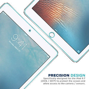 Tech Armor Matte Anti-Glare Film Screen Protector Designed for Apple iPad Pro 9.7 Inch (2016 and 2017) 2 Pack