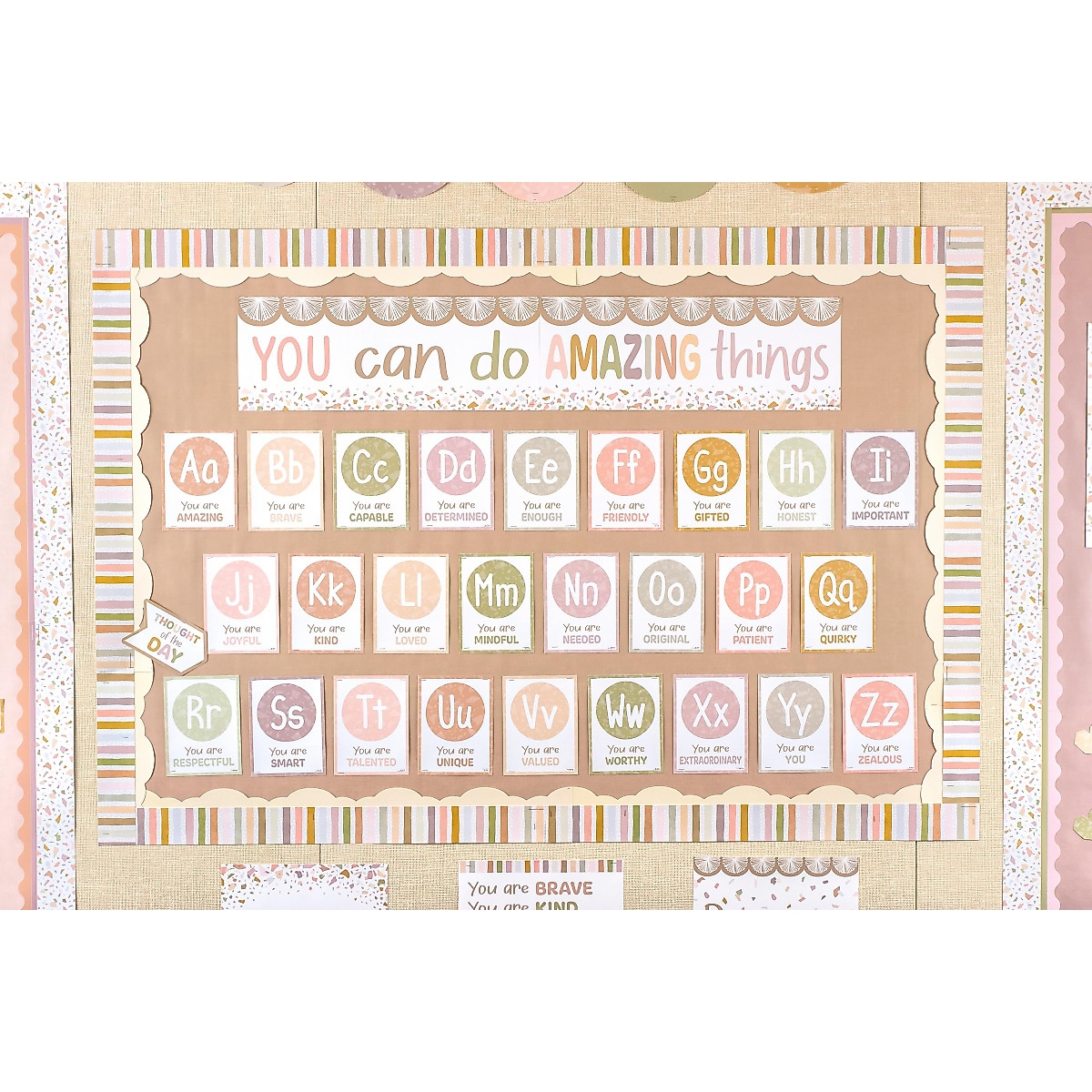Teacher Created Resources Creme Brulee Fancy Scallops Border Trim