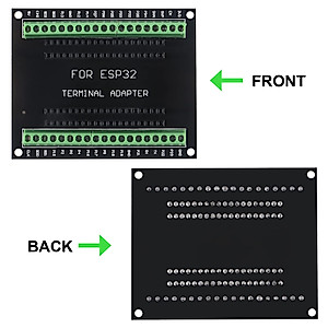 ACEIRMC 3pcs ESP32 Breakout Board GPIO 1 into 2 for 38PIN Narrow Version ESP32 ESP-WROOM-32 Microcontroller Development Board (ESP32)